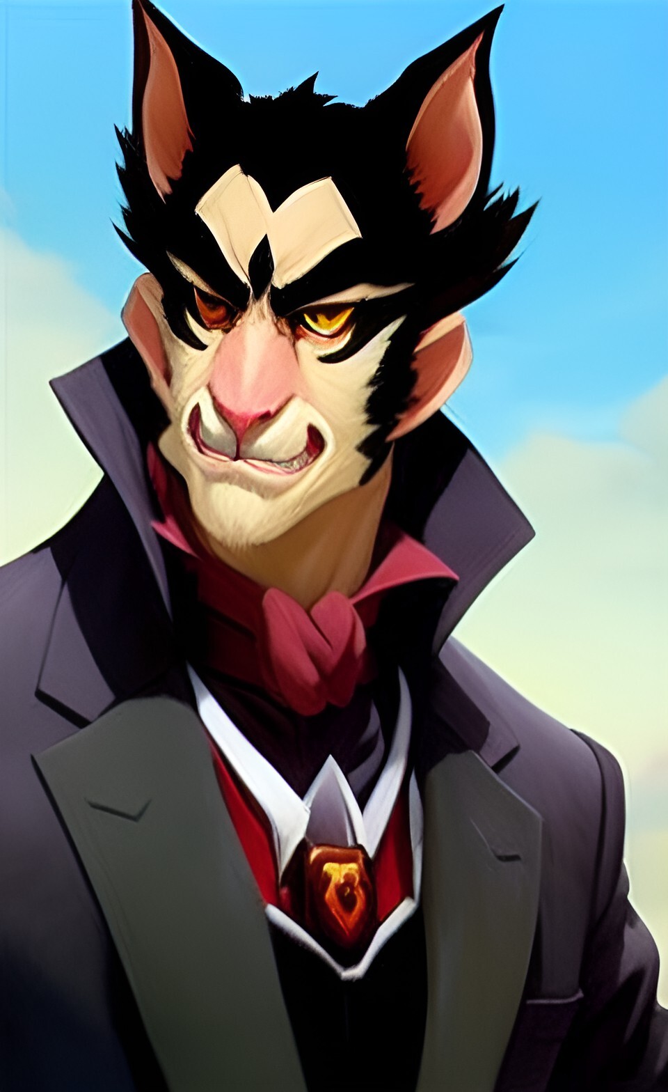 ArtStation - cait sith 4500 jpg pack wombo art | Artworks