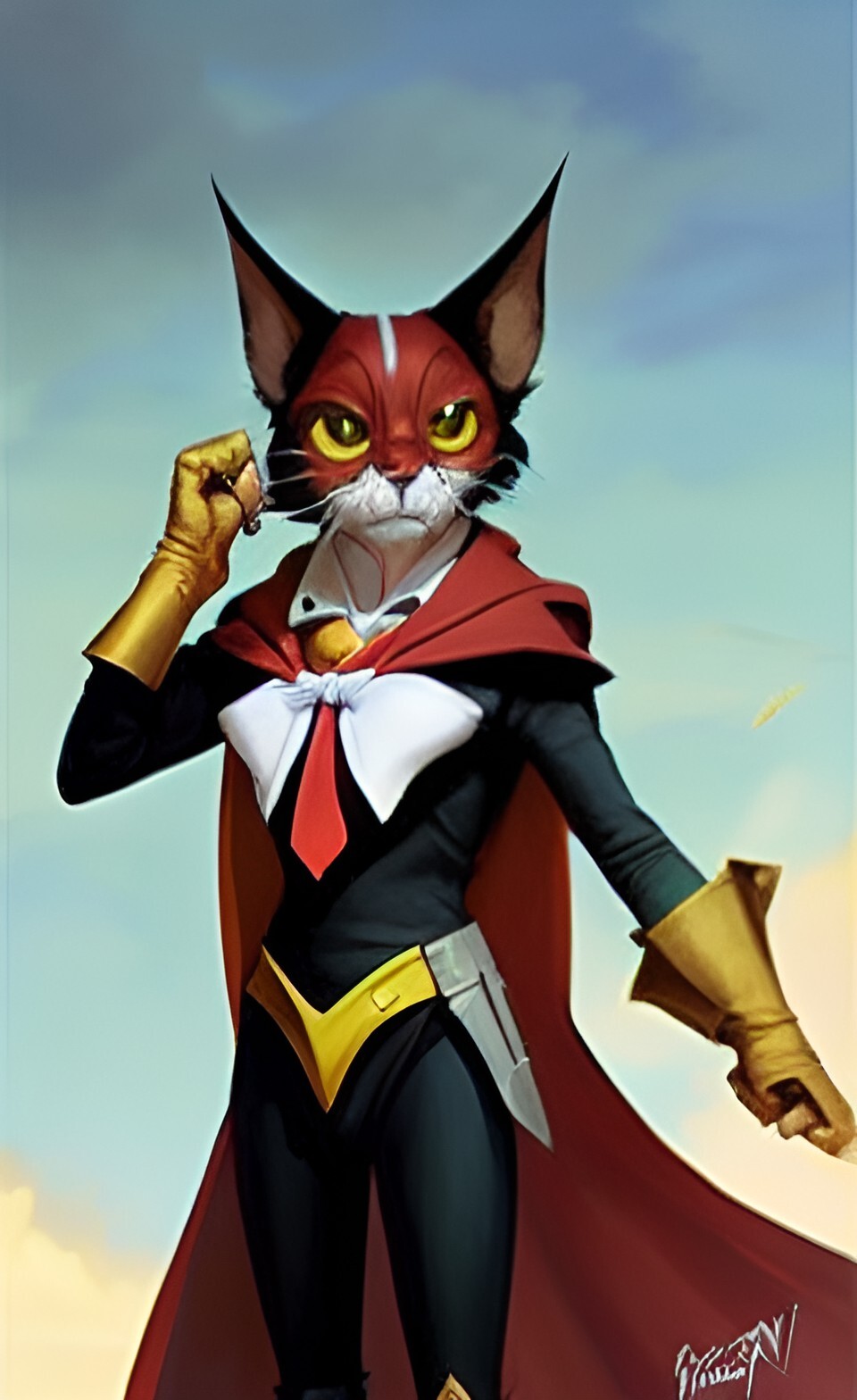 ArtStation - cait sith 4500 jpg pack wombo art | Artworks