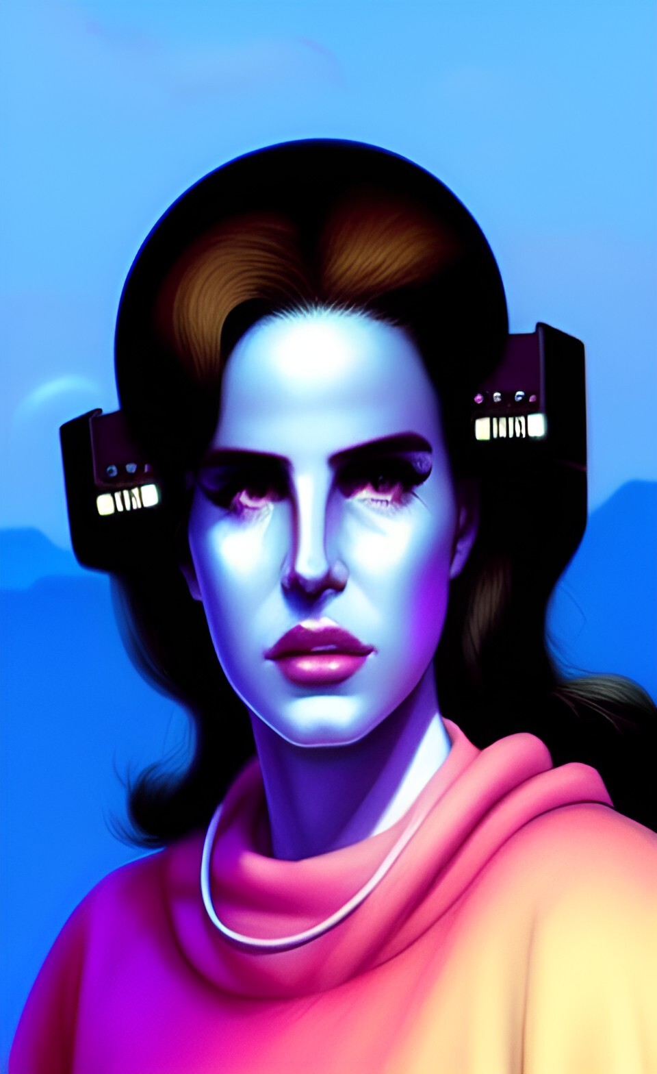 ArtStation - lana del rey as a cyborg 5900 jpg pack wombo art | Artworks