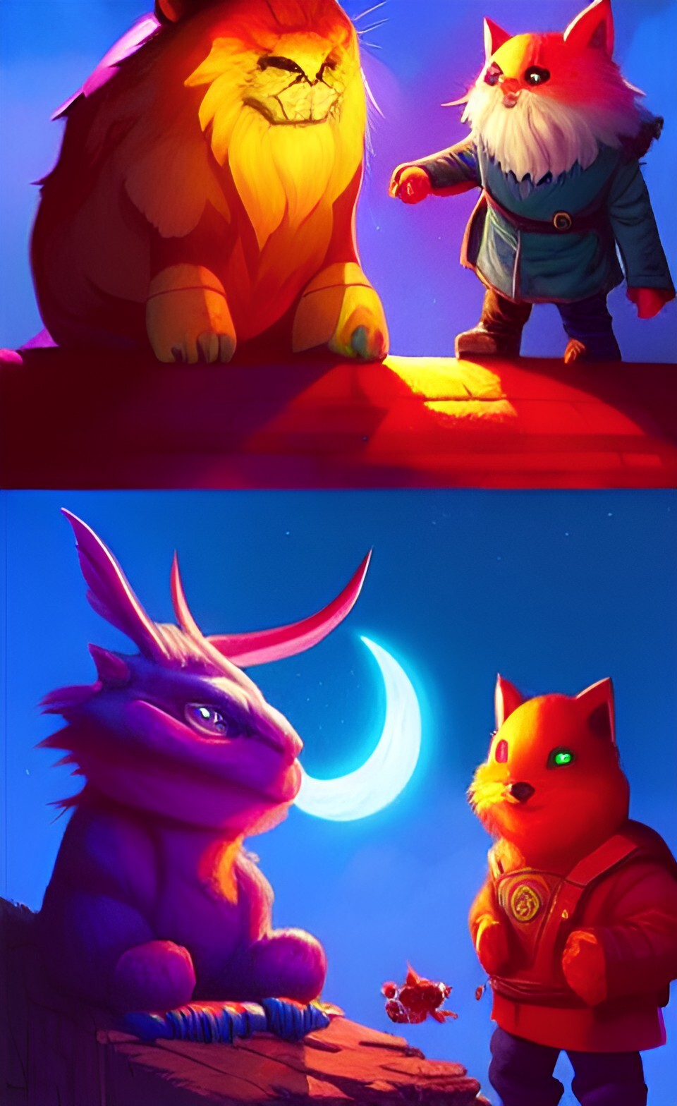 ArtStation - cute creatures 6700 jpg pack wombo art | Artworks