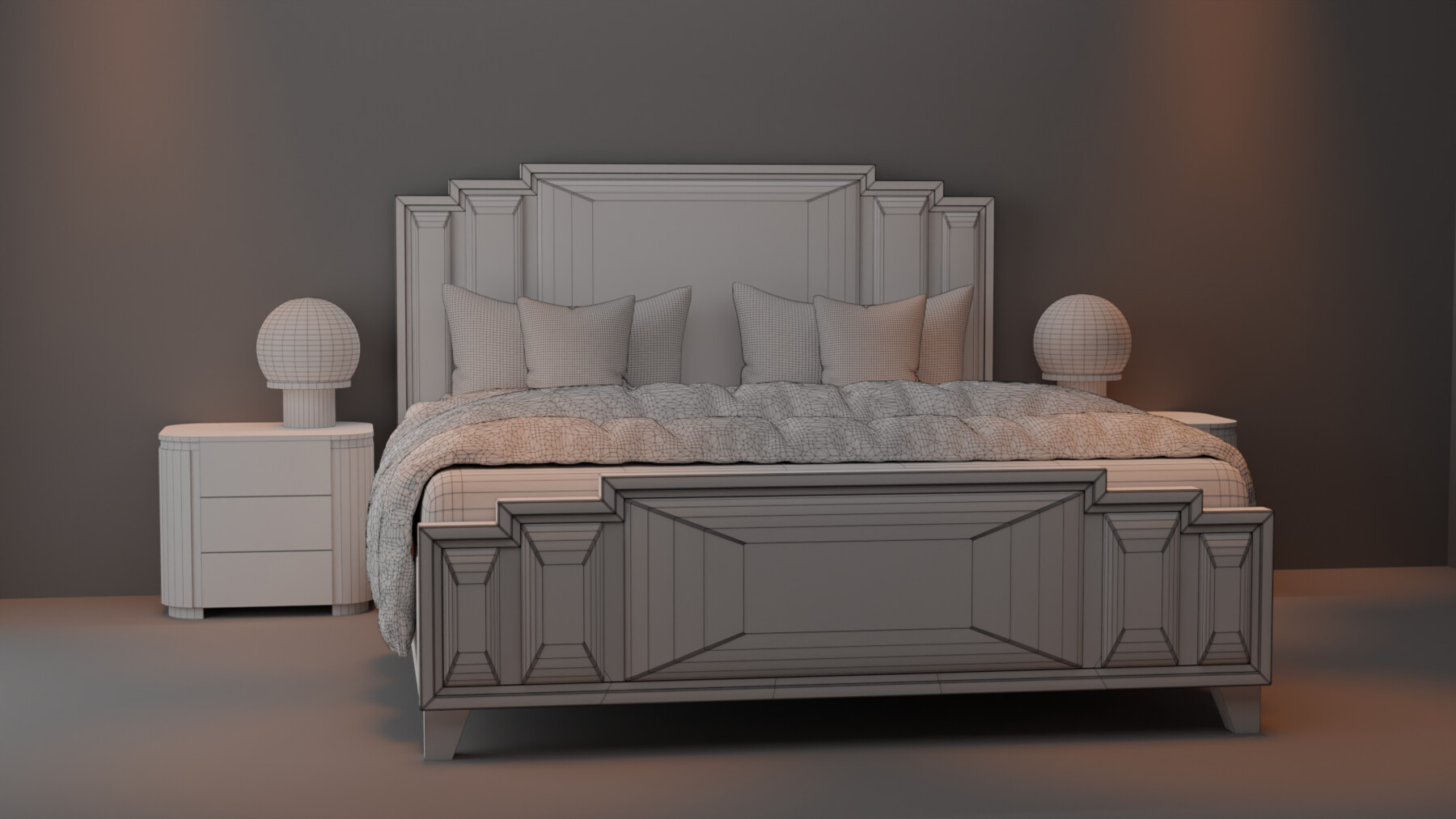 ArtStation - Bed 02 | Game Assets