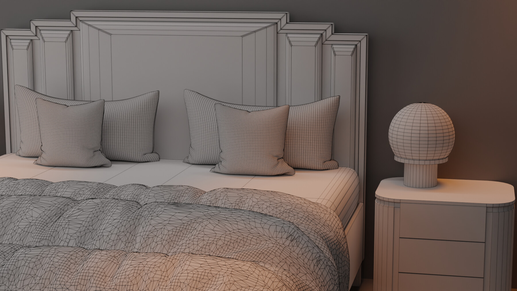 ArtStation - Bed 02 | Game Assets