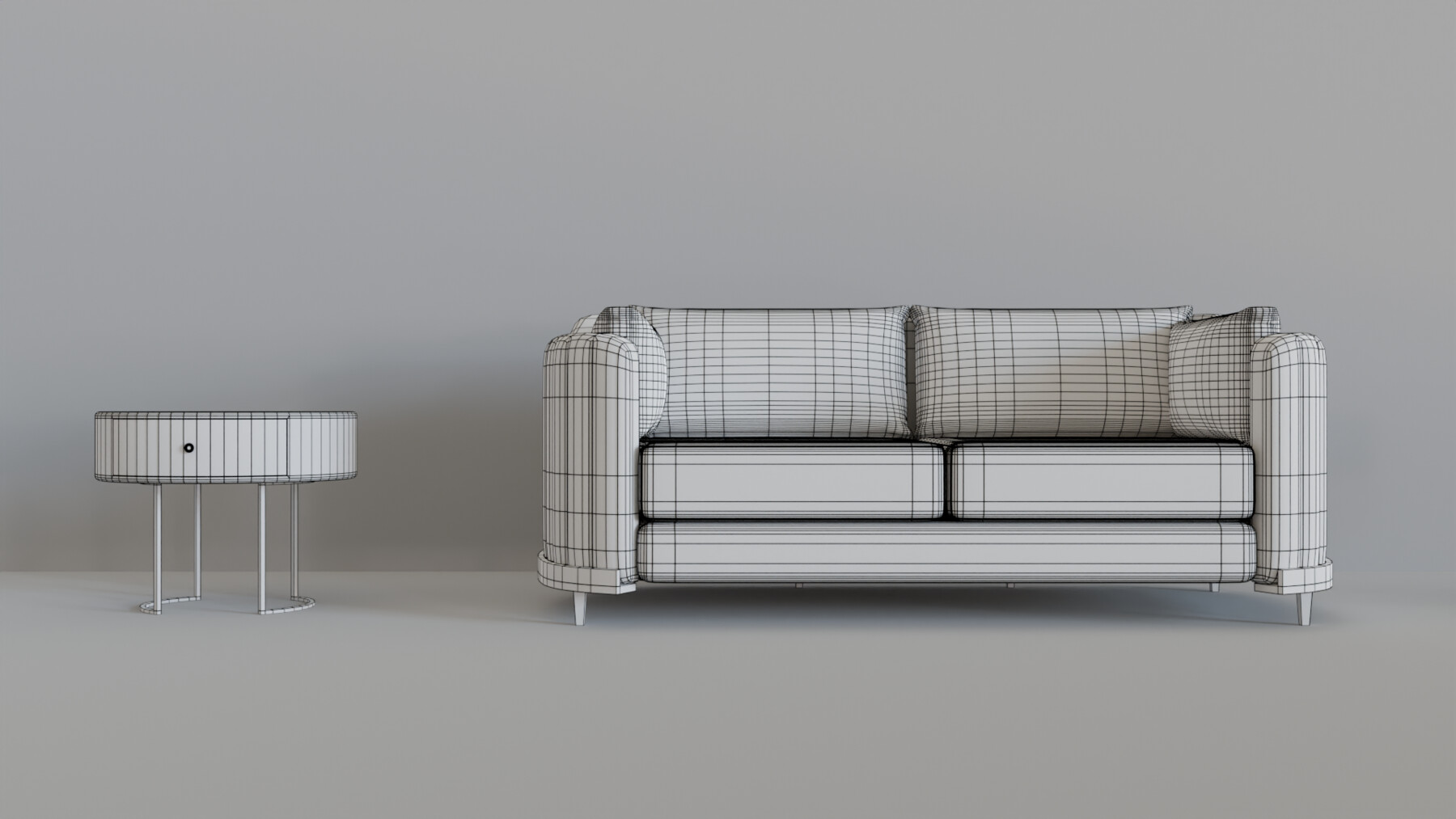 ArtStation - Sofa Set 02 | Game Assets