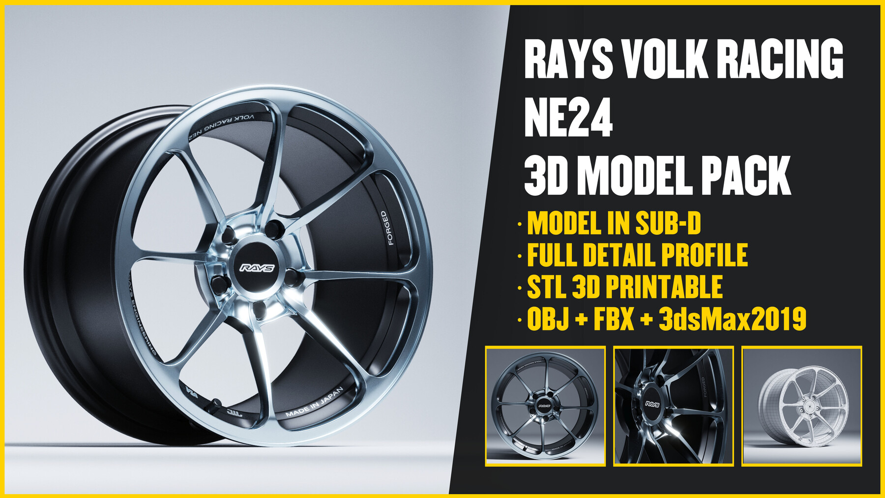 ArtStation - RAYS VOLK RACING - NE24 | Resources