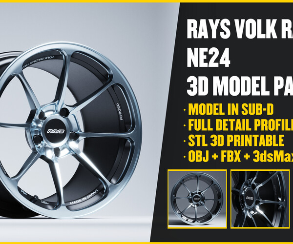 ArtStation - RAYS VOLK RACING - NE24 | Resources