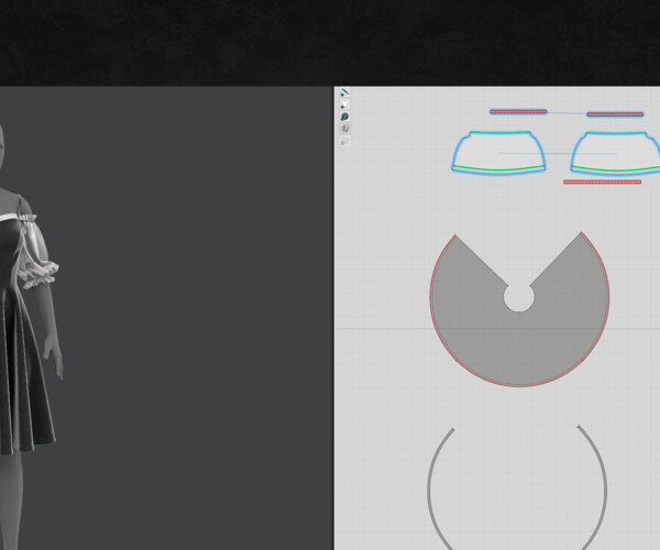 ArtStation - Evening Dress | Game Assets
