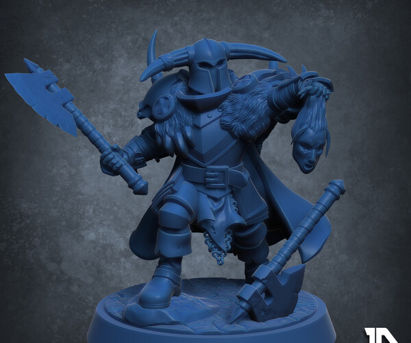 ArtStation - Warrior Headhunter - Armies of Chaos STL | Resources