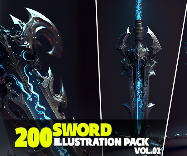 ArtStation - 200 Sword Illustration Pack Vol.01 | Artworks