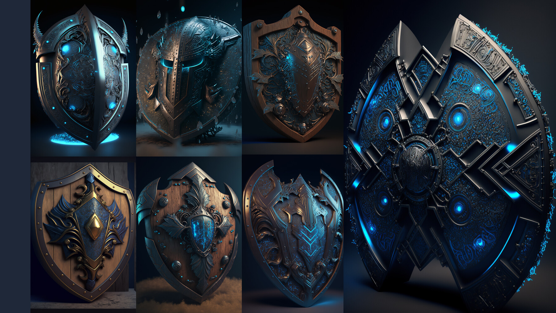 ArtStation - 200 Shield Illustration Pack Vol.01 | Artworks