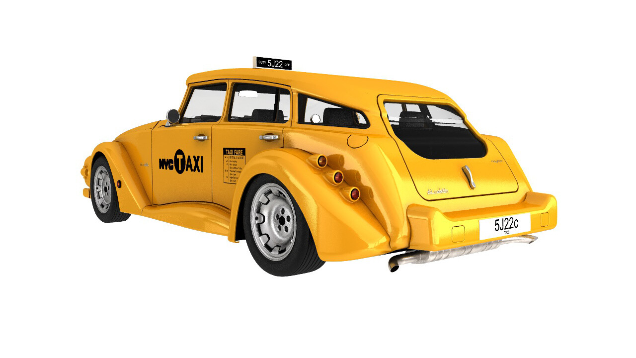 ArtStation - NYC TAXI - 3D Model | Resources