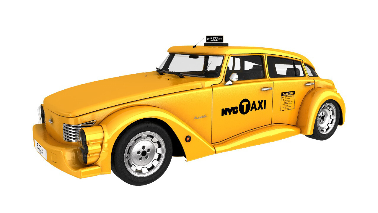 ArtStation - NYC TAXI - 3D Model | Resources