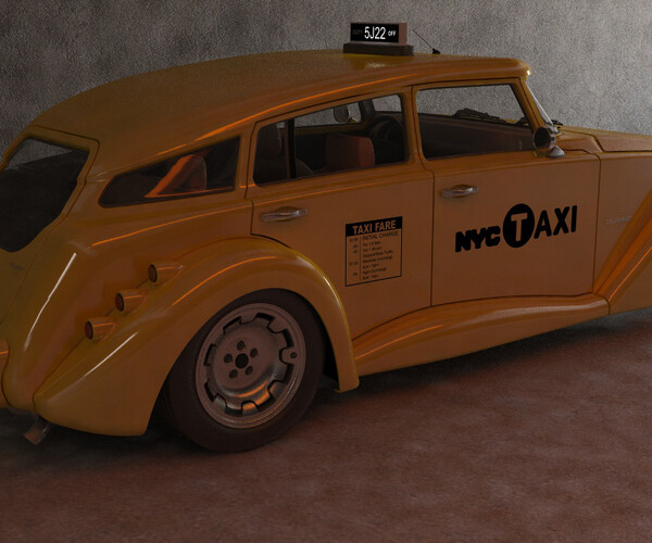 ArtStation - NYC TAXI - 3D Model | Resources
