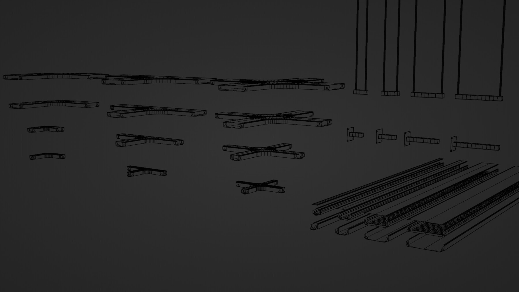ArtStation - Cable trays | Resources