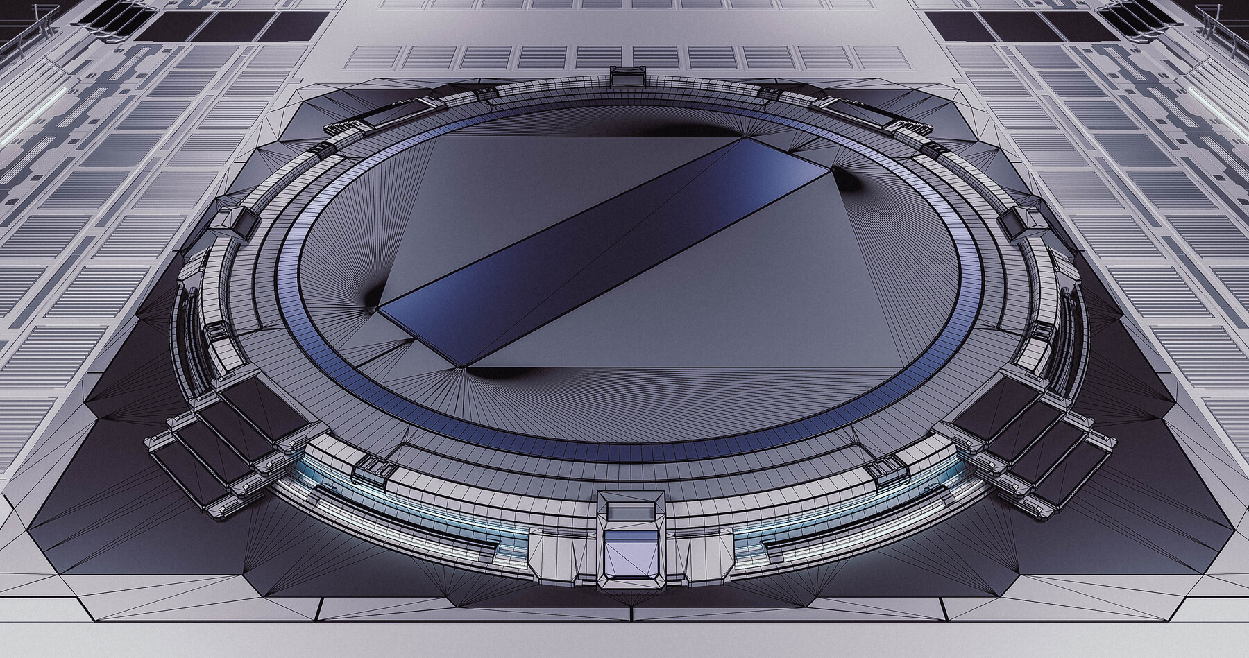 ArtStation - Sci-fi Industrial Hangar Scene Quantum | Resources