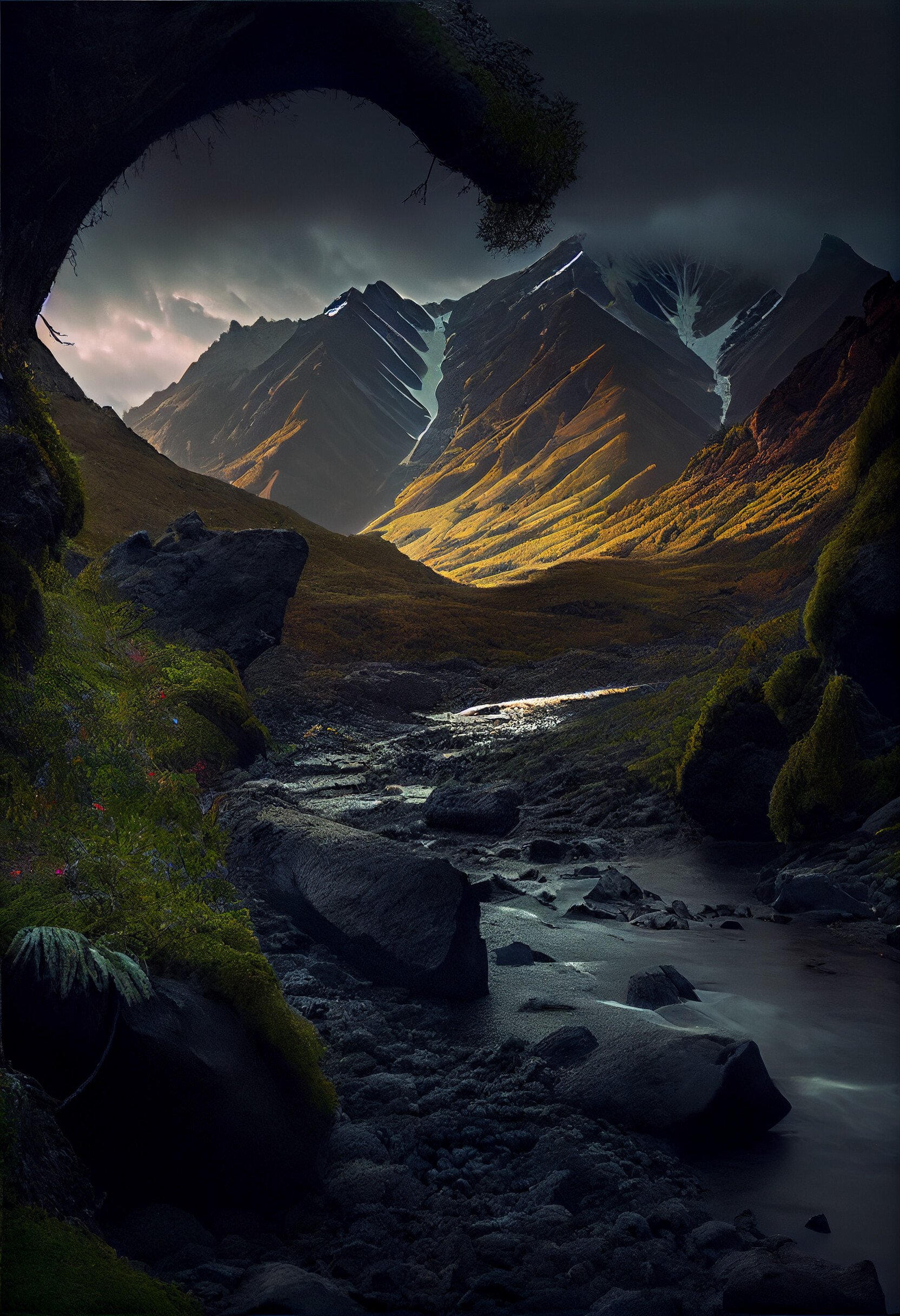ArtStation - Mountains landscape | Artworks
