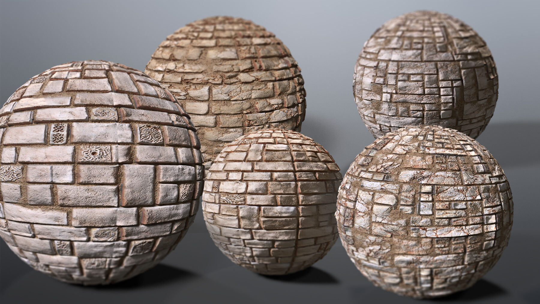 ArtStation - Ancient Stone floors - substance materials | Game Assets