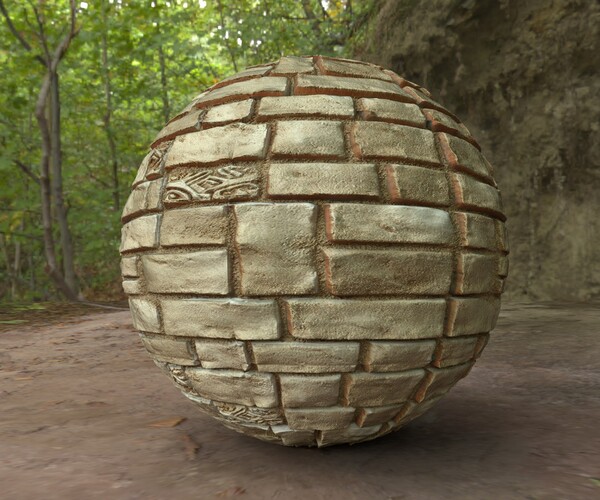 ArtStation - Ancient Stone floors - substance materials | Game Assets