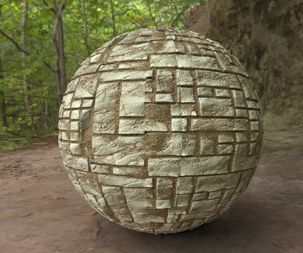 ArtStation - Ancient Stone floors - substance materials | Game Assets