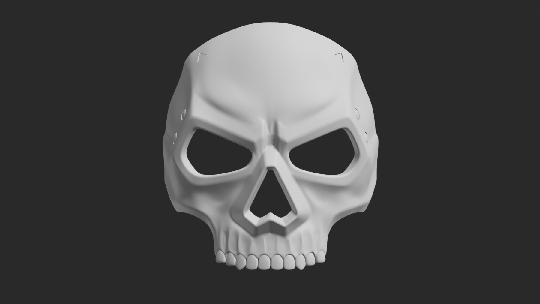 ArtStation - New Ghost Mask Printable Version High Detailed | Game Assets