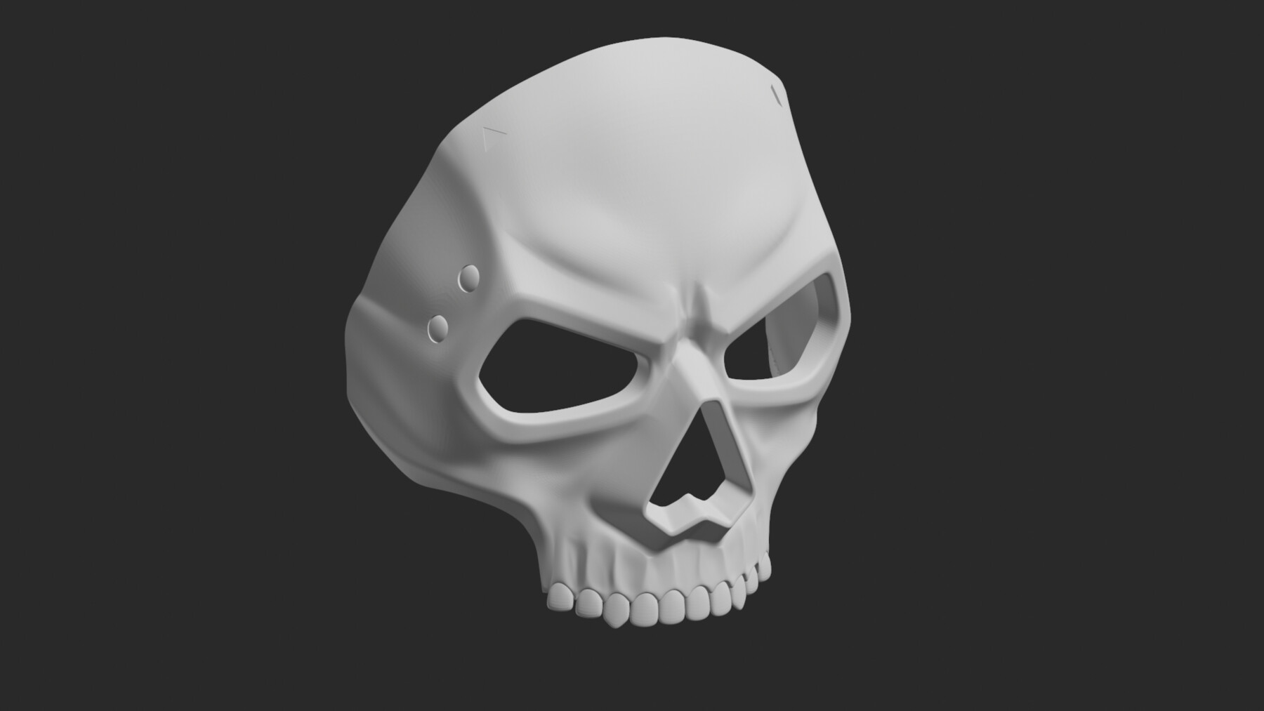 ArtStation - New Ghost Mask Printable Version High Detailed | Game Assets