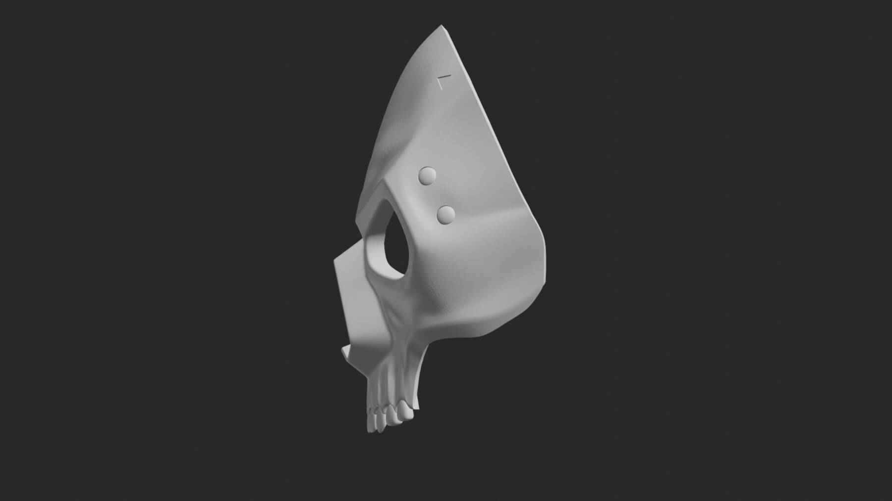 ArtStation - New Ghost Mask Printable Version High Detailed | Game Assets