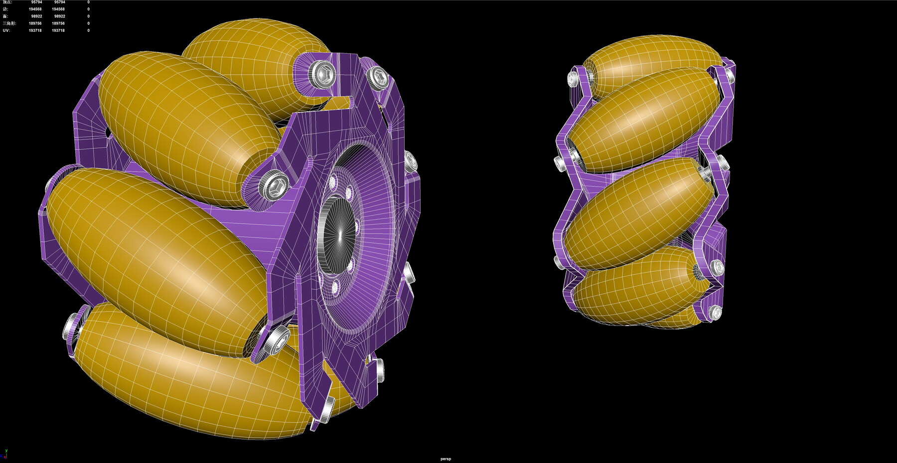 ArtStation - Mecanum wheel 3D Model | Resources