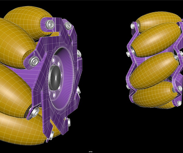 ArtStation - Mecanum wheel 3D Model | Resources