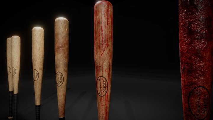 ArtStation - Baseball Bat - Game Ready (Weapon) | Game Assets