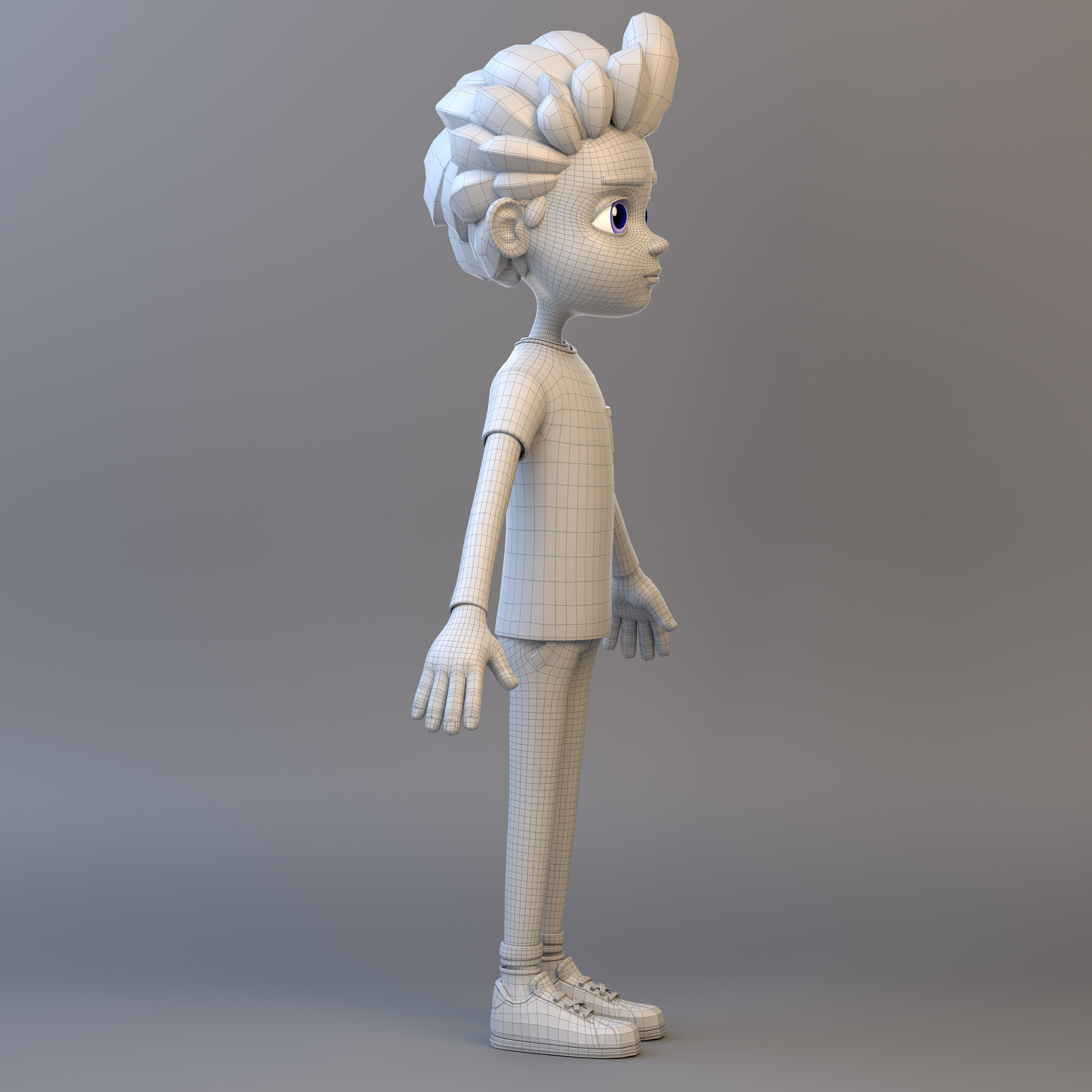 ArtStation - Cartoon Teenage Boy 02 | Resources