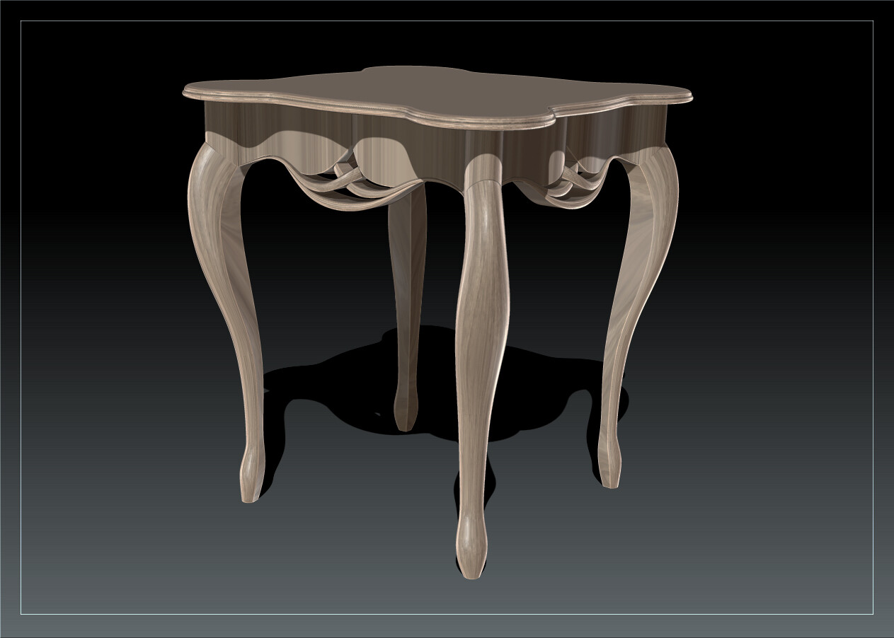 ArtStation - 3D model for CNC machine table | Resources