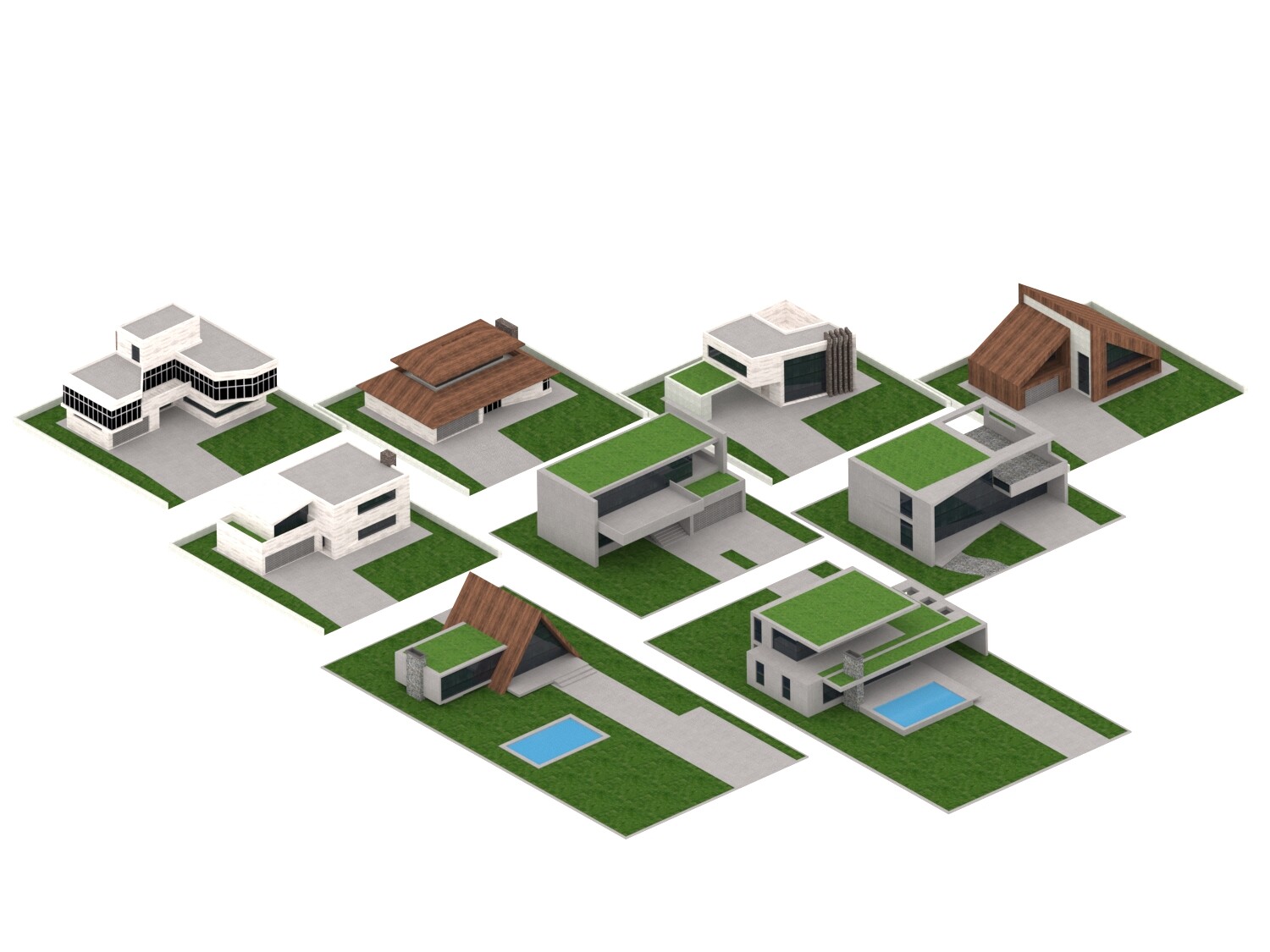 ArtStation - 16 Buildings Collection | Resources