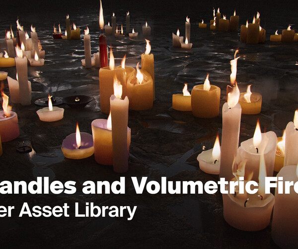 ArtStation - 3D Candles, Smoke and Volumetric Fire for Concept Art ...