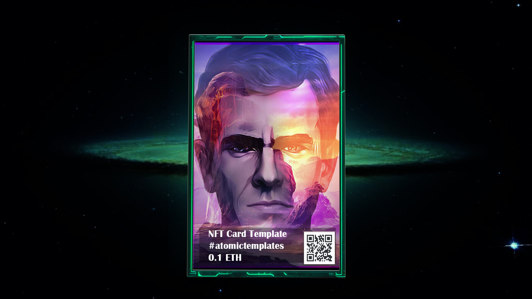 ArtStation - 3D NFT Card Template after effects 8 in 1 | Artworks