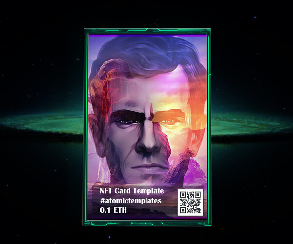 ArtStation - 3D NFT Card Template after effects 8 in 1 | Artworks