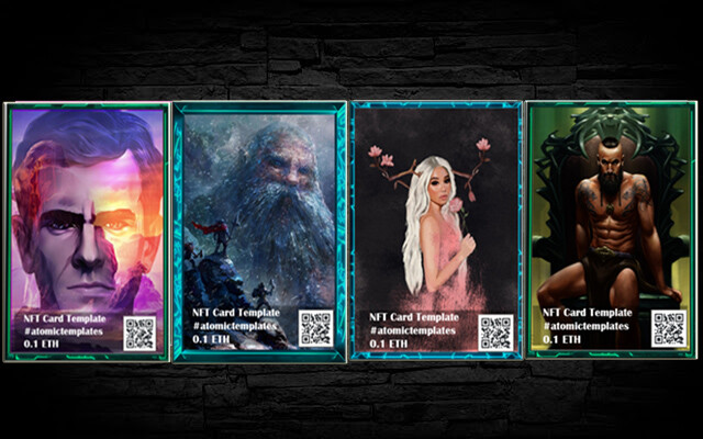 ArtStation - 3D NFT Card Template after effects 8 in 1 | Artworks