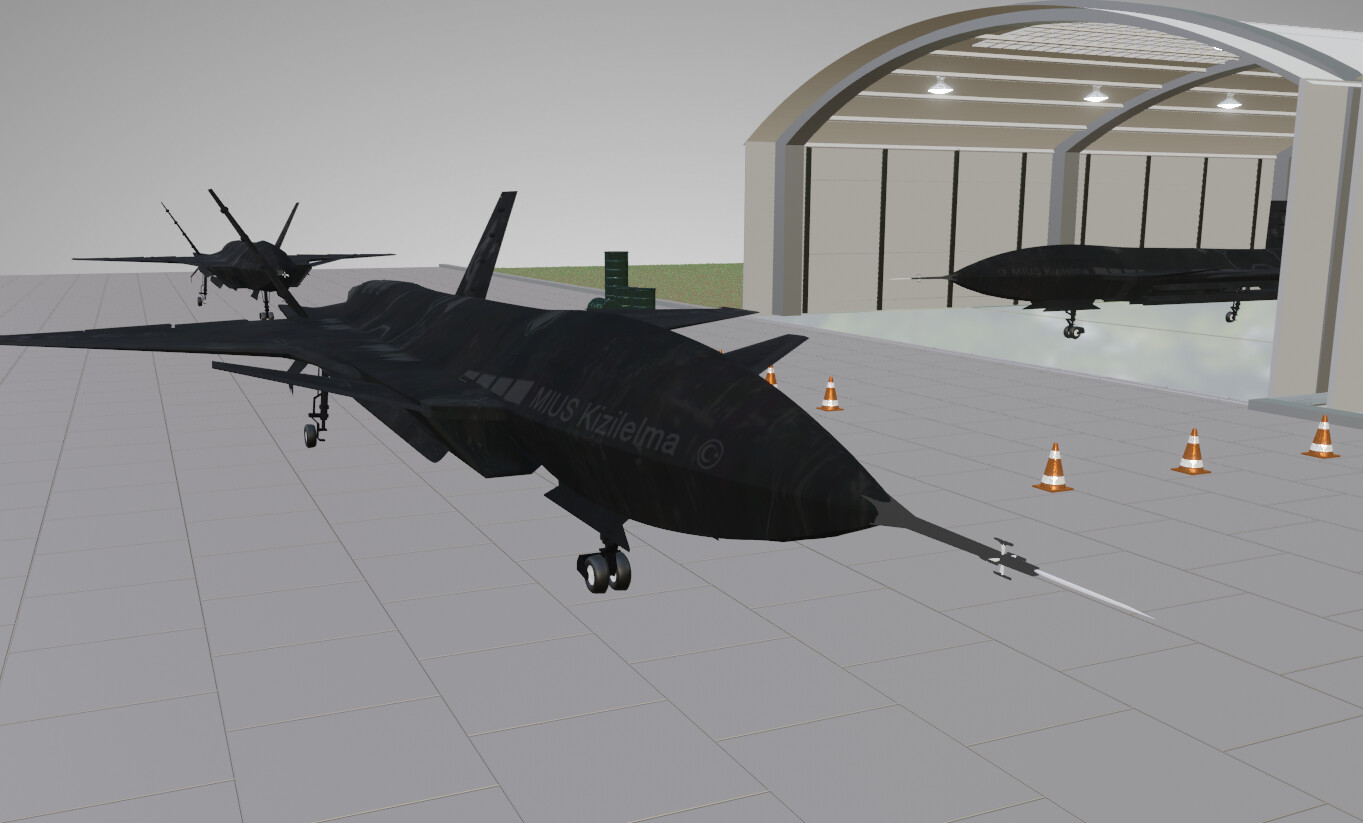 ArtStation - Mius Kizilelma Bayraktar UCAV Jet Drone unmanned aircraft ...