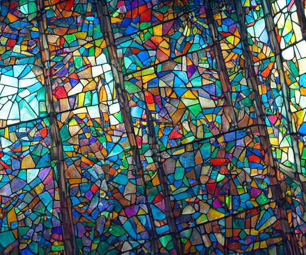 Abstract Stained Glass Windows