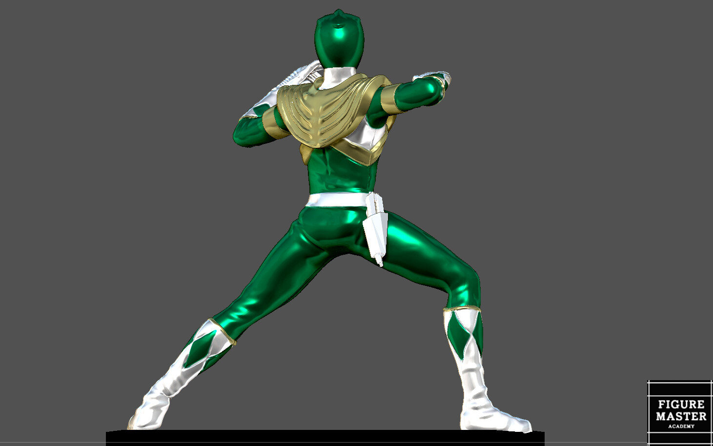 ArtStation - GREEN RANGER MIGHTY MORPHIN POWER RANGERS CHARACTER 3D ...