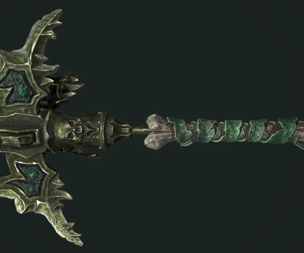 ArtStation - Fantasy undead weapons collection | Game Assets