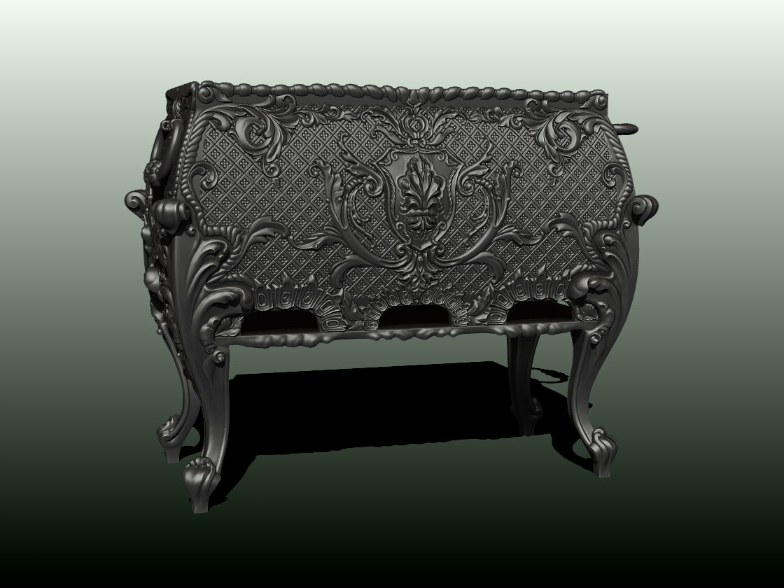 ArtStation - 3D model for CNC machines brazier casting | Resources