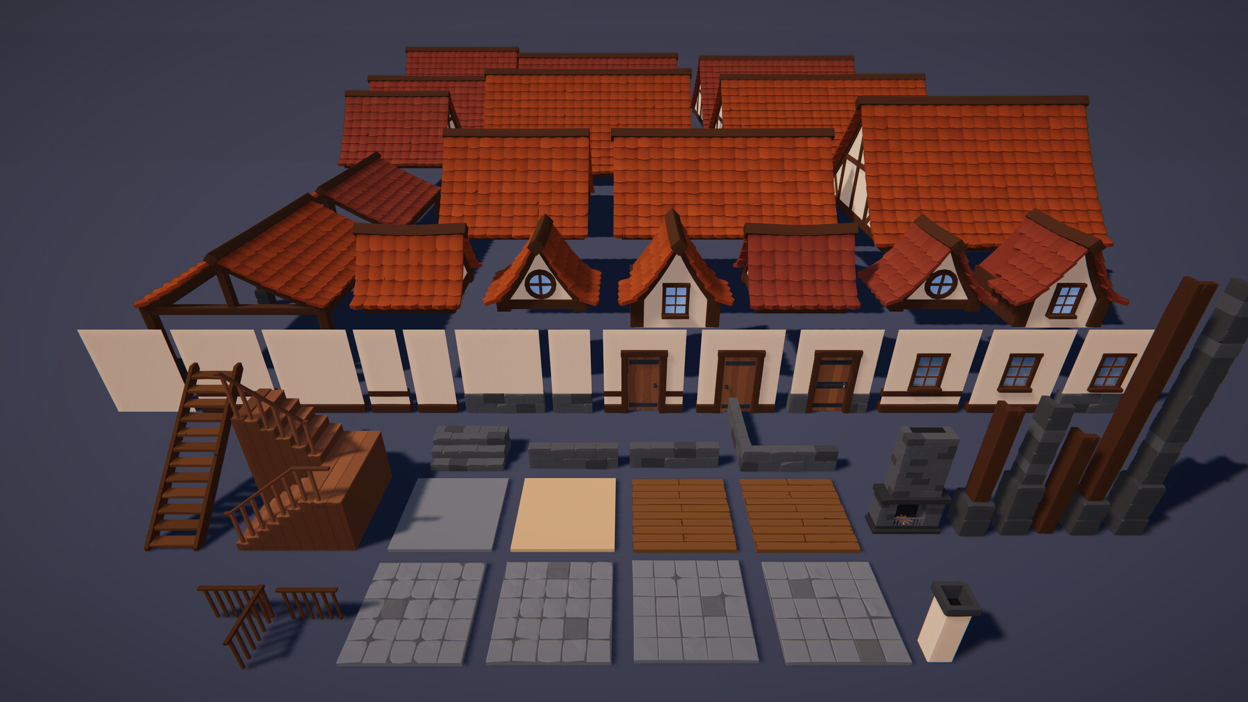 ArtStation - Low Poly Medieval Village Vol.2 asset for Unity 3D | Game ...