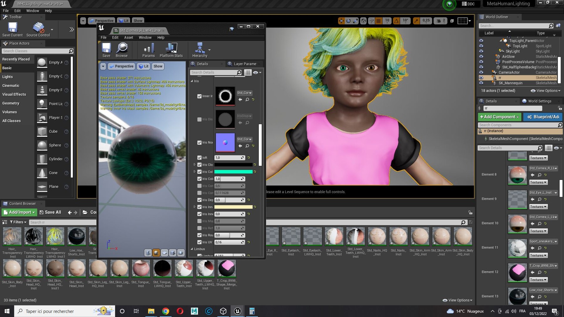 ArtStation - Realistic Girl child | Game Assets