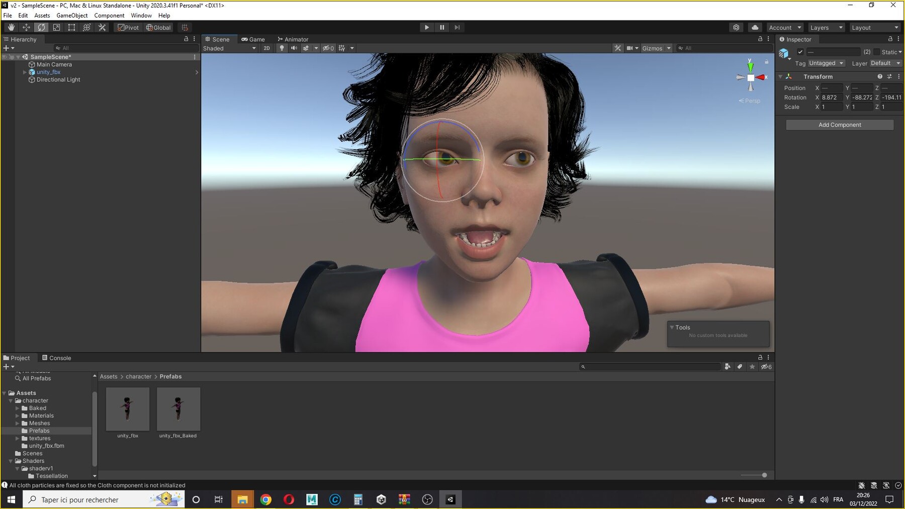 ArtStation - Realistic Girl child | Game Assets