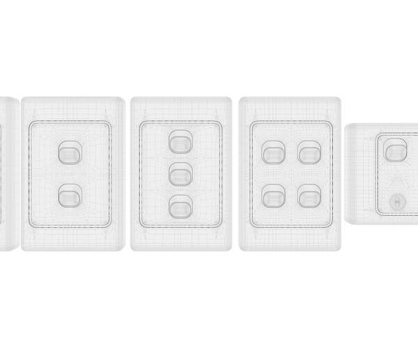 ArtStation - Light Switches and Power Point Model Pack | Resources