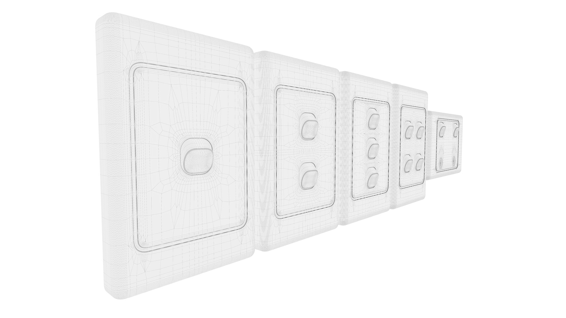 ArtStation - Light Switches and Power Point Model Pack | Resources