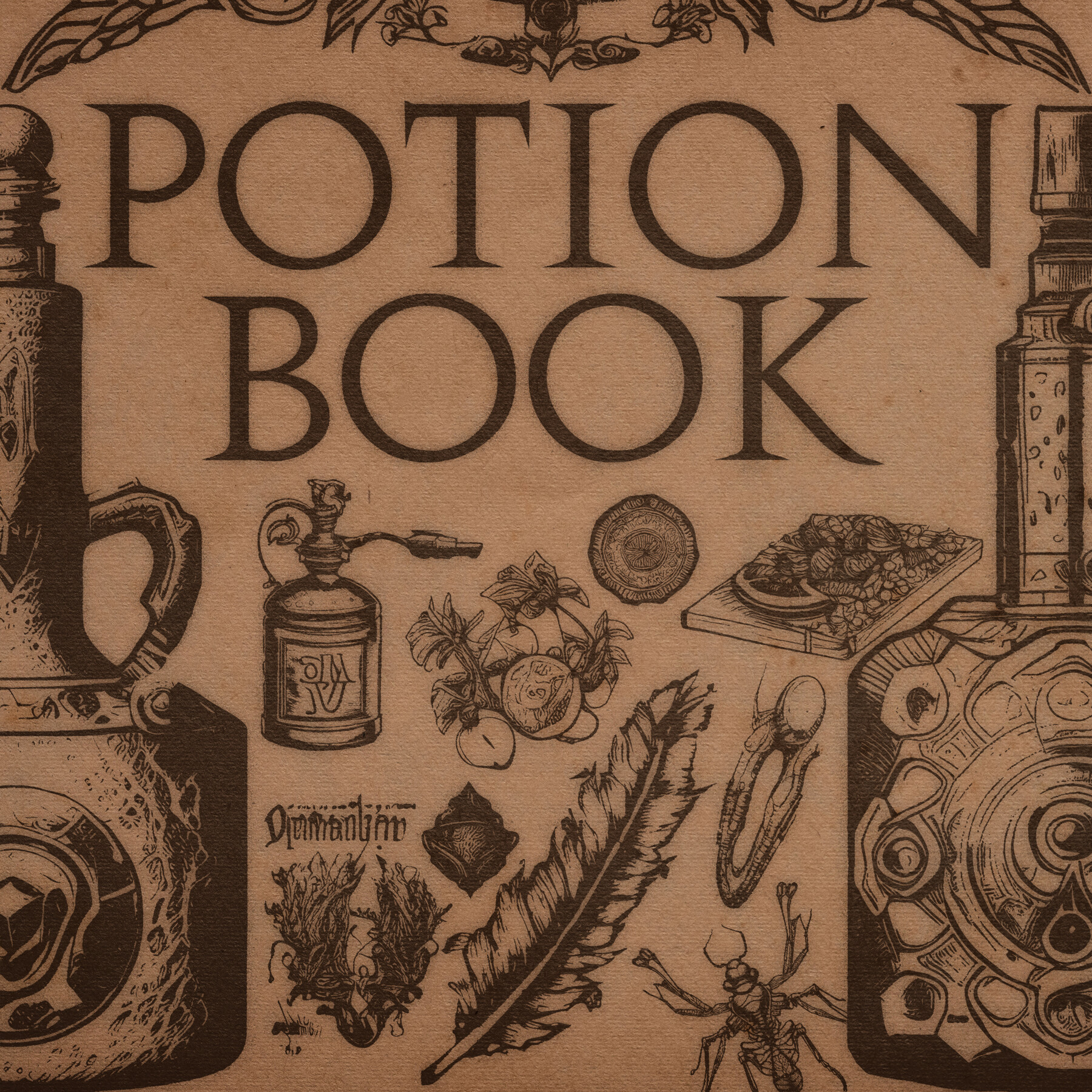 ArtStation - Potion Book Graphic Pack | Game Assets