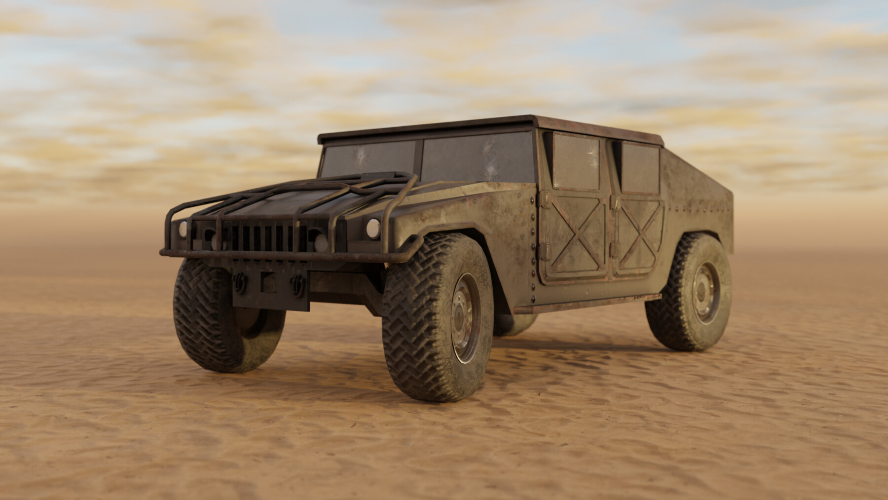 ArtStation - Humvee | Game Assets