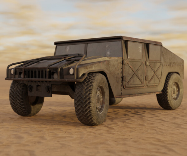ArtStation - Humvee | Game Assets
