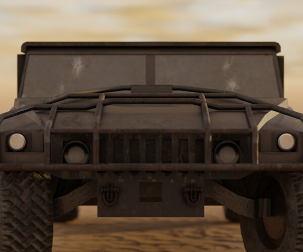 ArtStation - Humvee | Game Assets