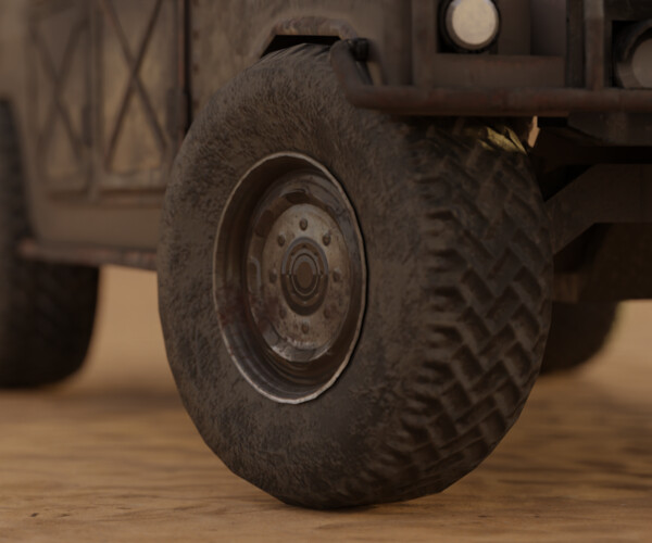 ArtStation - Humvee | Game Assets